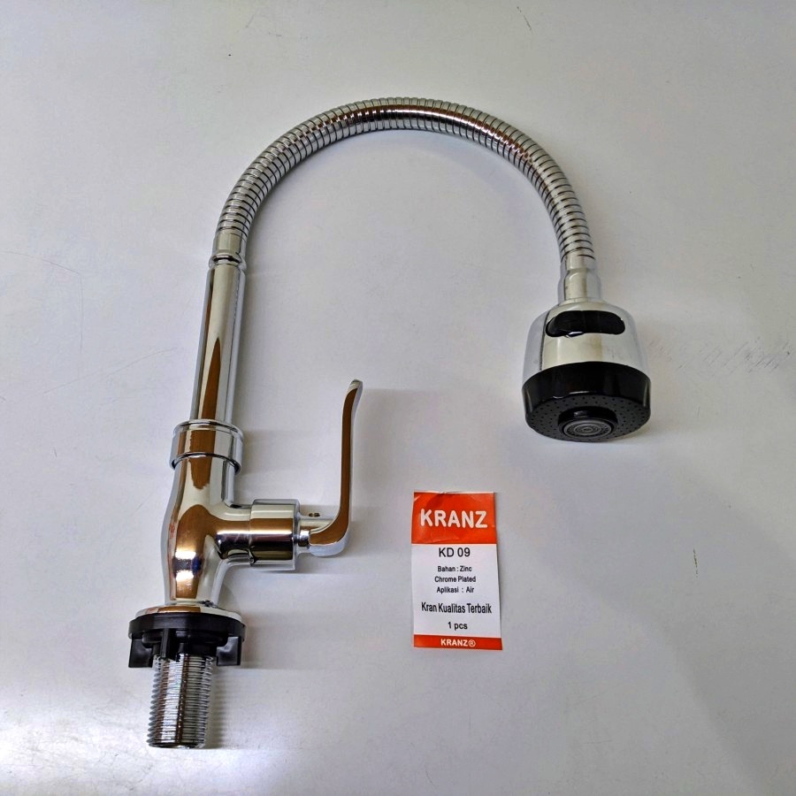 Jual Kran Angsa Kran Cuci Piring leher Fleksibel drat bawah 1/2" KRANZ ...