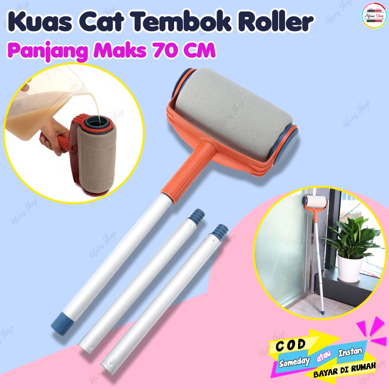 Jual Kuas Roll Cat Dinding 3 in 1 | Shopee Indonesia