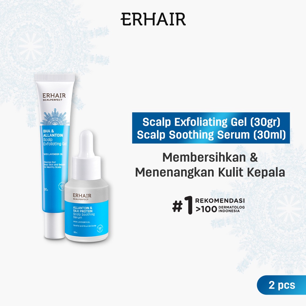 Jual ERHAIR Bundle Scalperfect Scalp Relief Duo - Gel + Serum Rambut ...
