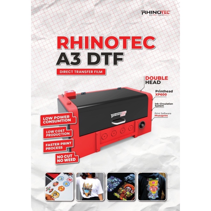 Jual Paket Usaha Printer DTF A3 dan Curing Rhinotec A3 DTF Roll To Roll | Shopee Indonesia