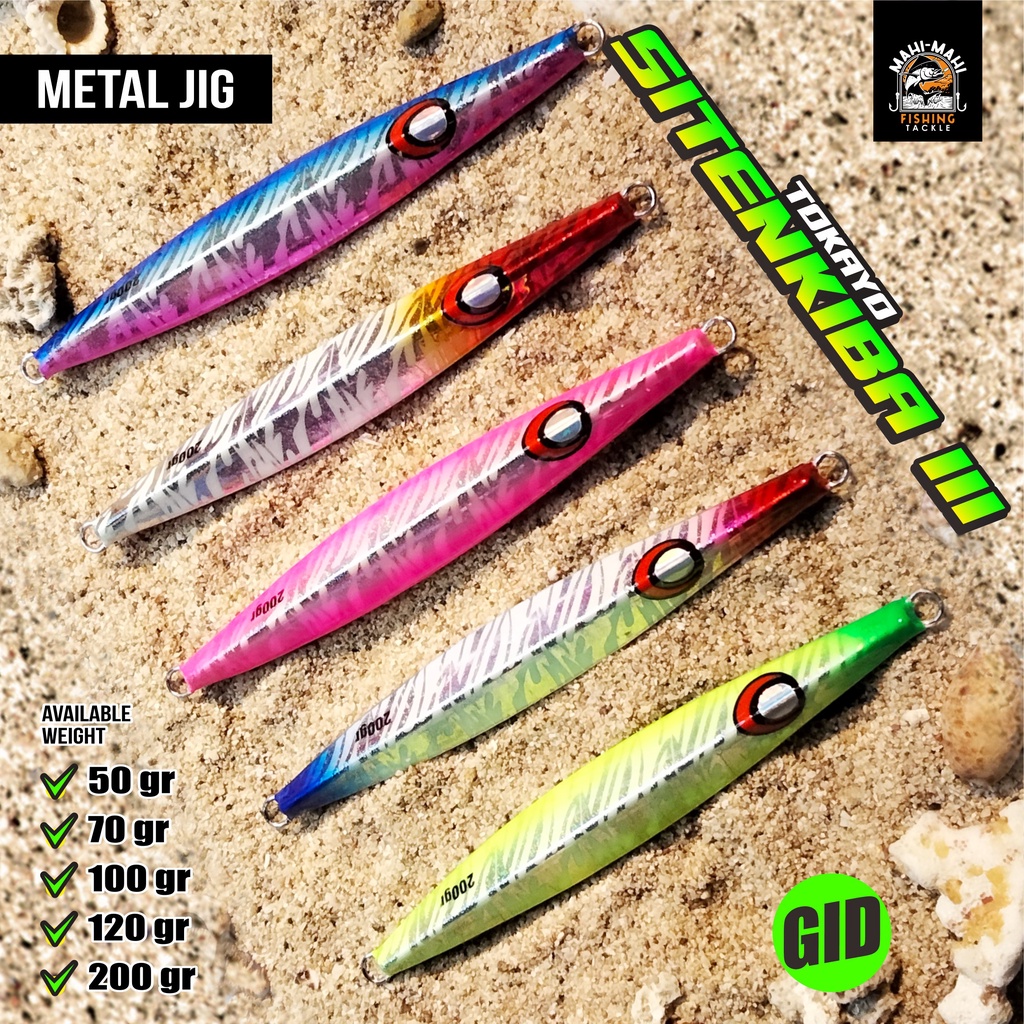 Jual Metal jig Master Jigging by MahiMahi Tokayo Series SITENKIBA III ...