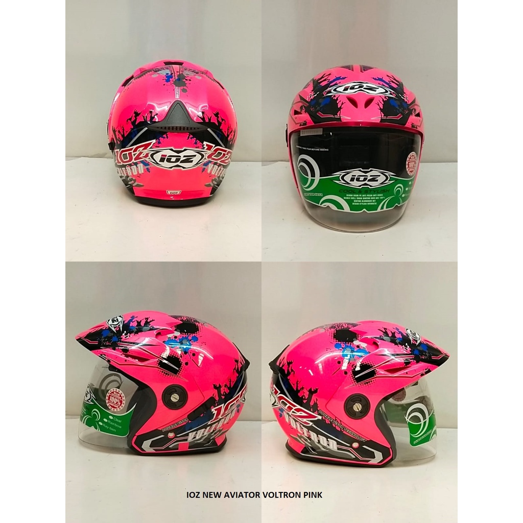 Jual HELM HALF FACE IOZ AVIATOR SNI SIZE L | Shopee Indonesia