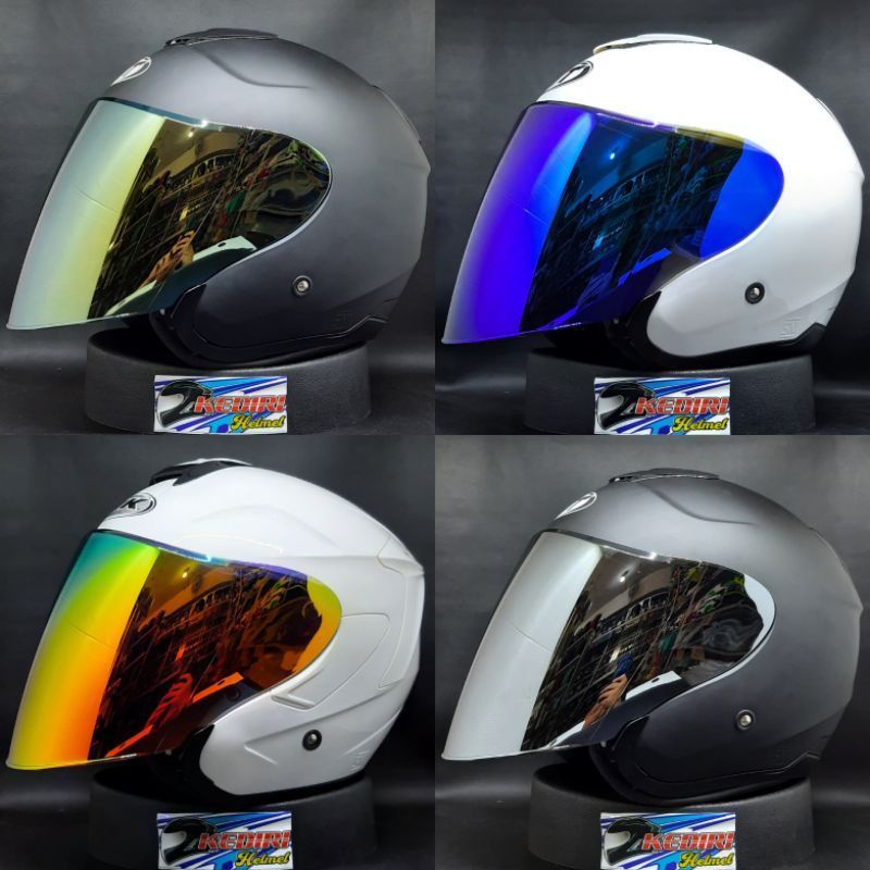 Jual KACA HELM VISOR HELM FLAT KYT KYOTO| INK DINAMIC| IRIDIUM|MEREK ...