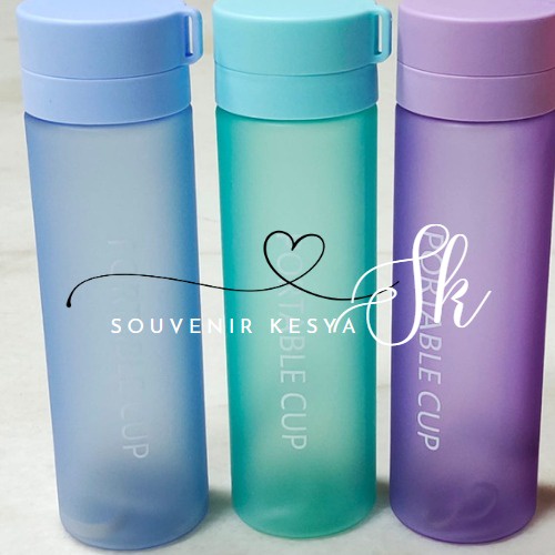 Jual TERMURAH!!! Botol Minum Portable Cup Doff - Botol Air Minum ...