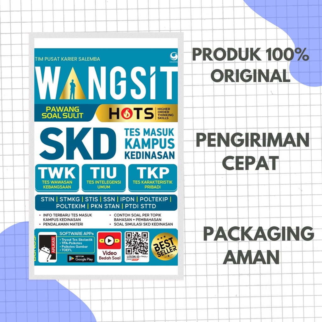 Jual BUKU WANGSIT HOTS SKD-TES MASUK KAMPUS KEDINASAN | Shopee Indonesia