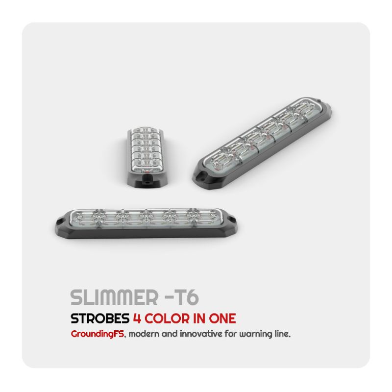 Jual STROBO SLIMER T6 4 COLOR | Shopee Indonesia