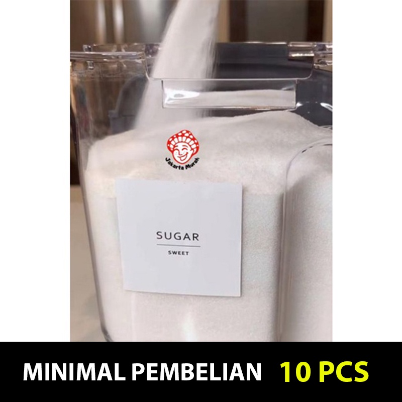 Jual STIKER LABEL WATERPROOF CUSTOM / BOTOL / STIKER BUMBU | Shopee ...