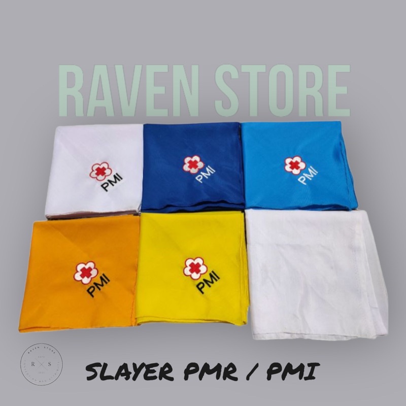 Jual (TERLENGKAP & TERLARIS) Slayer / Syal PMI / PMR Logo Bordir ...