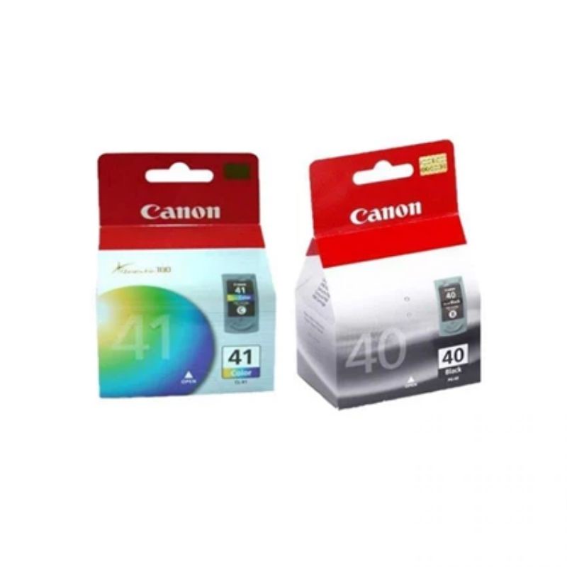 Jual Tinta Cartridge Canon 40 Black & 41 Color (1 Set) | Shopee Indonesia