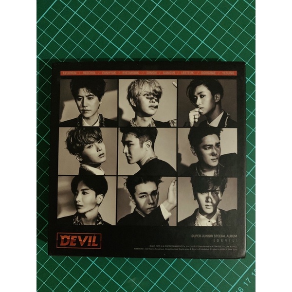Jual album only super junior special album Devil ver / leeteuk / heechul / yesung / kangin ...