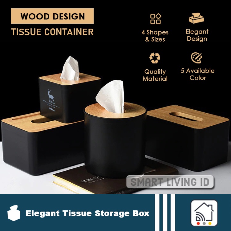 Jual Kotak Tempat Tisu Tissue Kayu Cafe Resto Hotel Storage Container ...