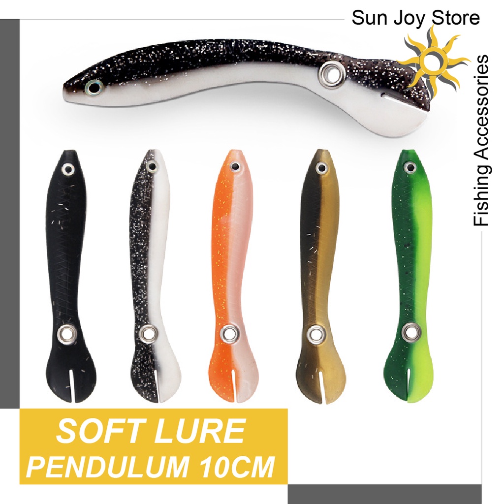 Jual 10CM / 6G UMPAN PANCING SOFT LURE SOFT BAIT 1 PCS // PENDULUM 5 ...