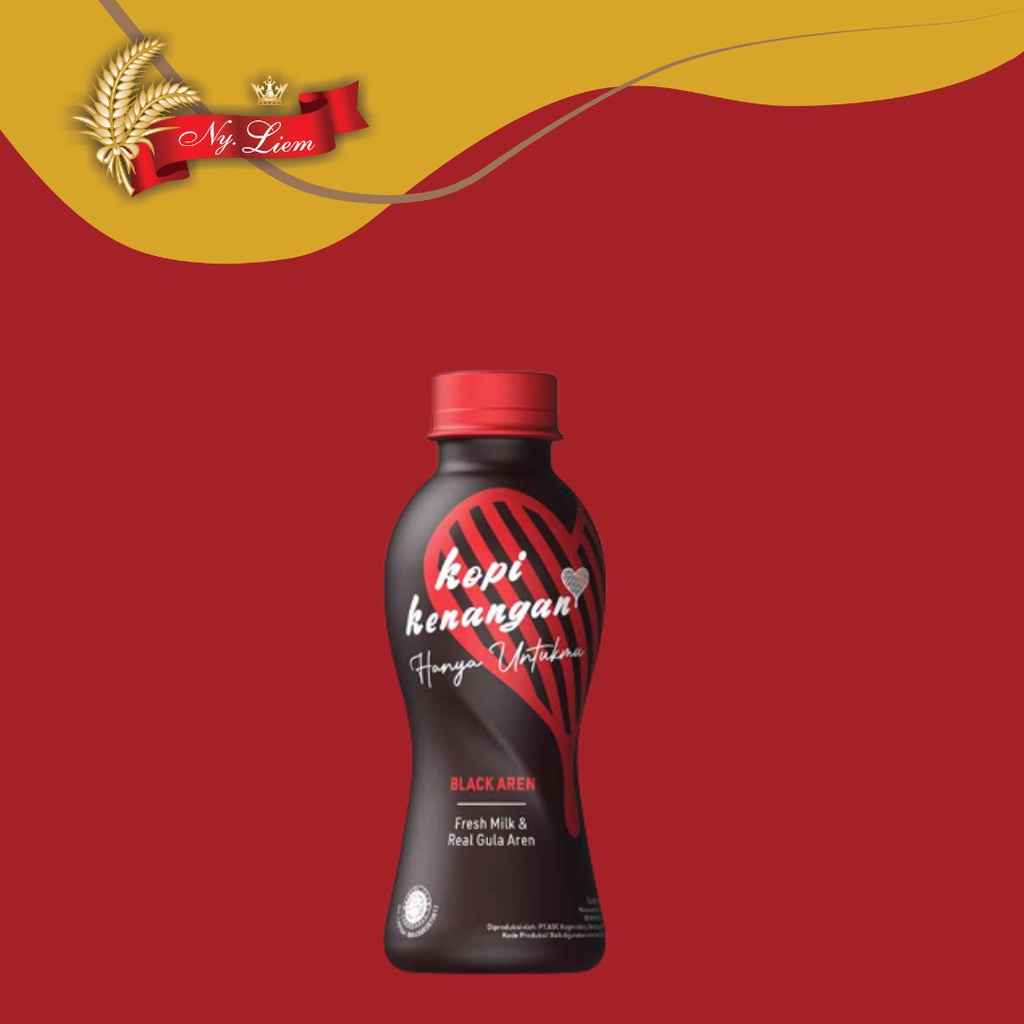 Jual KOPI KENANGAN Black Aren Minuman Kopi Susu Gula Aren 220mL | Shopee Indonesia