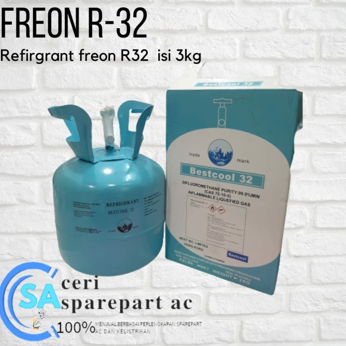 Jual Akon Refrigerant R32 Freon Ac Isi 3Kg Tabung Mini | Shopee Indonesia