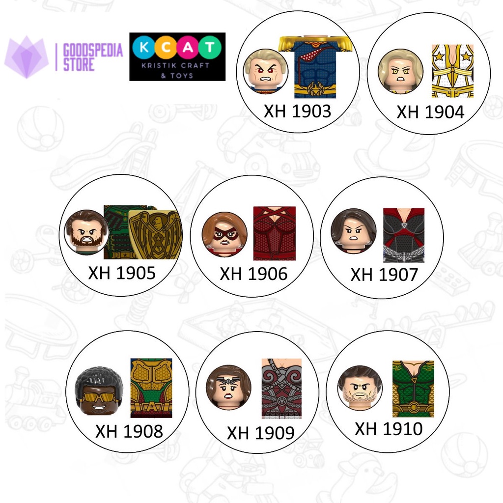 Jual Figure Mini X0337 - The Boys Homelander Starlight Soldier Boy ...