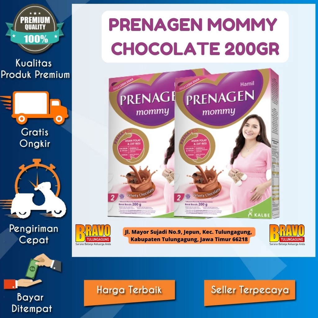 Jual Bravo Supermarket - PRENAGEN Mommy Chocolate 200gr | Shopee Indonesia