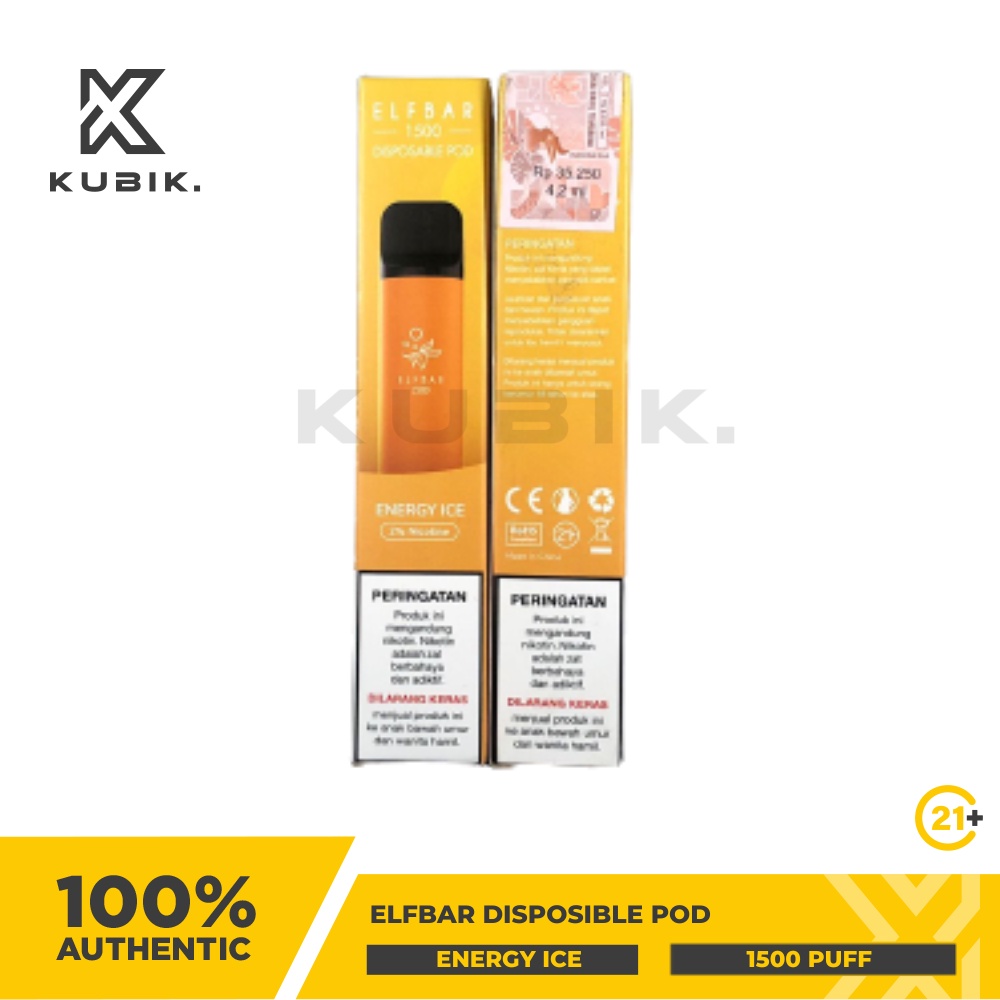 Jual ELFBAR 1500 Pod Energy Ice | ELF BAR Disposable Vape | Shopee ...