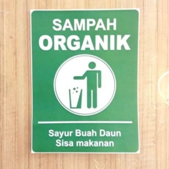 Jual STIKER SAMPAH ORGANIK,ANORGANIK DAN SAMPAH B3 | Shopee Indonesia