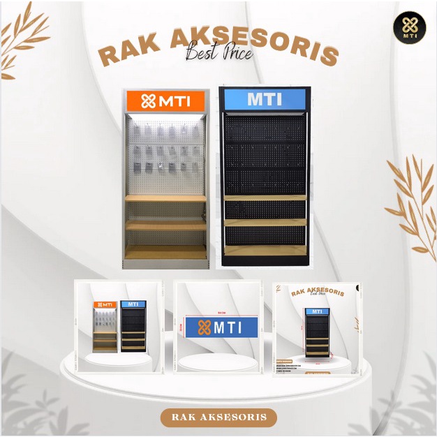 Jual RAK ACCESORIES PAPAN / RAK 2 PAPAN / RAK GANTUNG /RAK DISPLAY 2 ...
