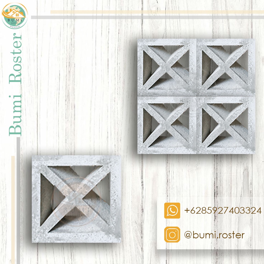 Jual Loster/Roster Beton Tipe Silang Murah Gratis Ongkir | Shopee Indonesia