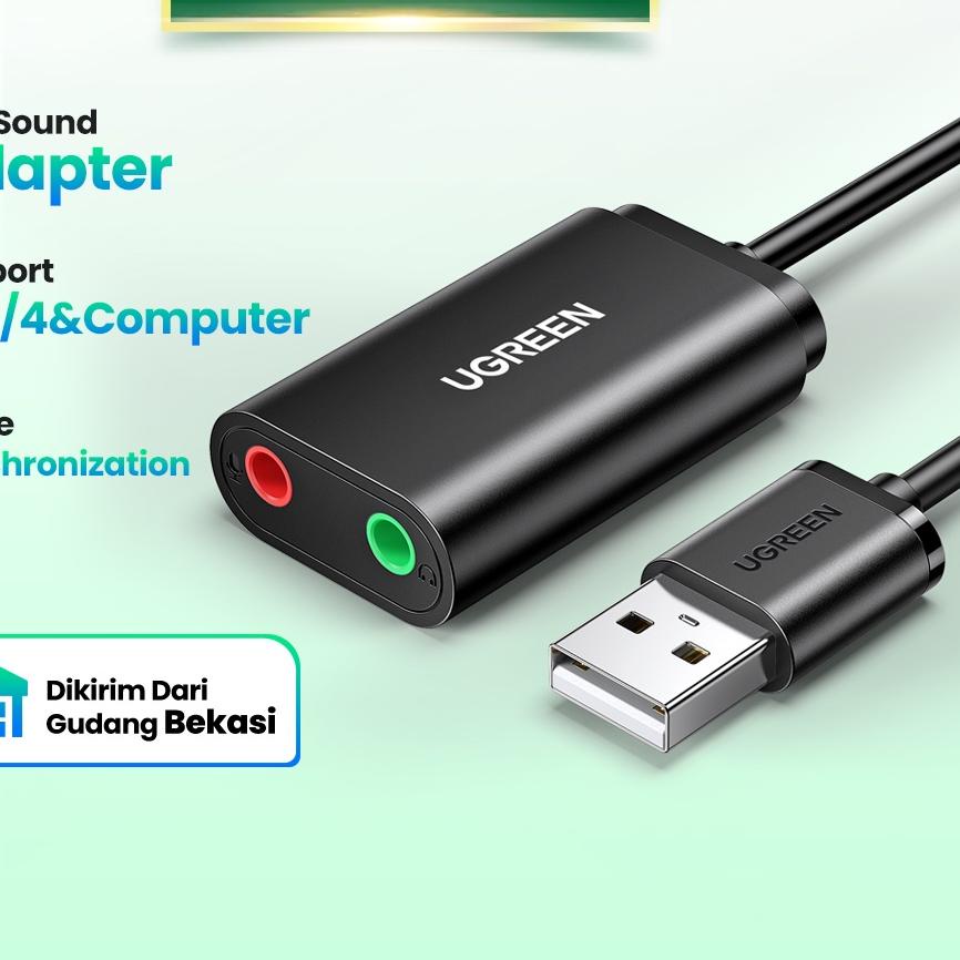 Jual 【Stok Produk di Indonesia】Ugreen Sound Card Eksternal USB Ke ...