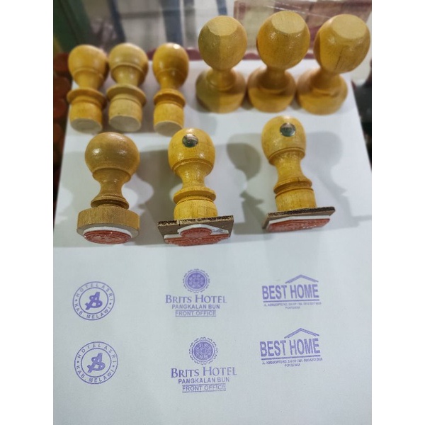 Jual STEMPEL KAYU BIASA VARIASI, PERSEGI PANJANG | Shopee Indonesia
