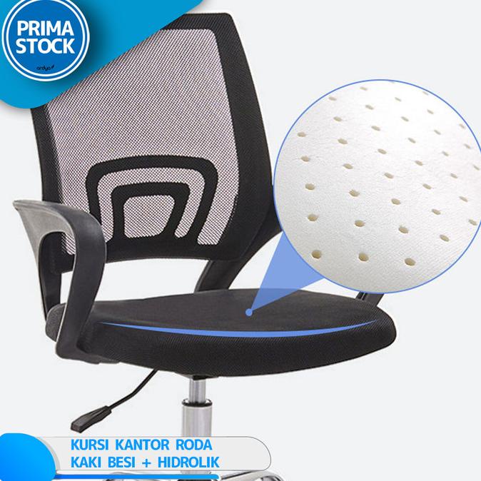 Jual Kursi Kerja Kantor Office Roda Jaring Mesh Hidrolik Manager Staf ...