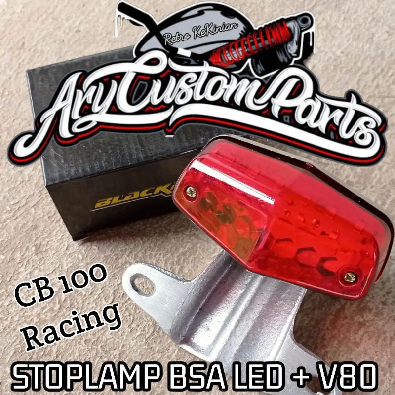 Jual Lampu belakang stoplamp kucing bsa led cb 100 custom japstyle dll ...