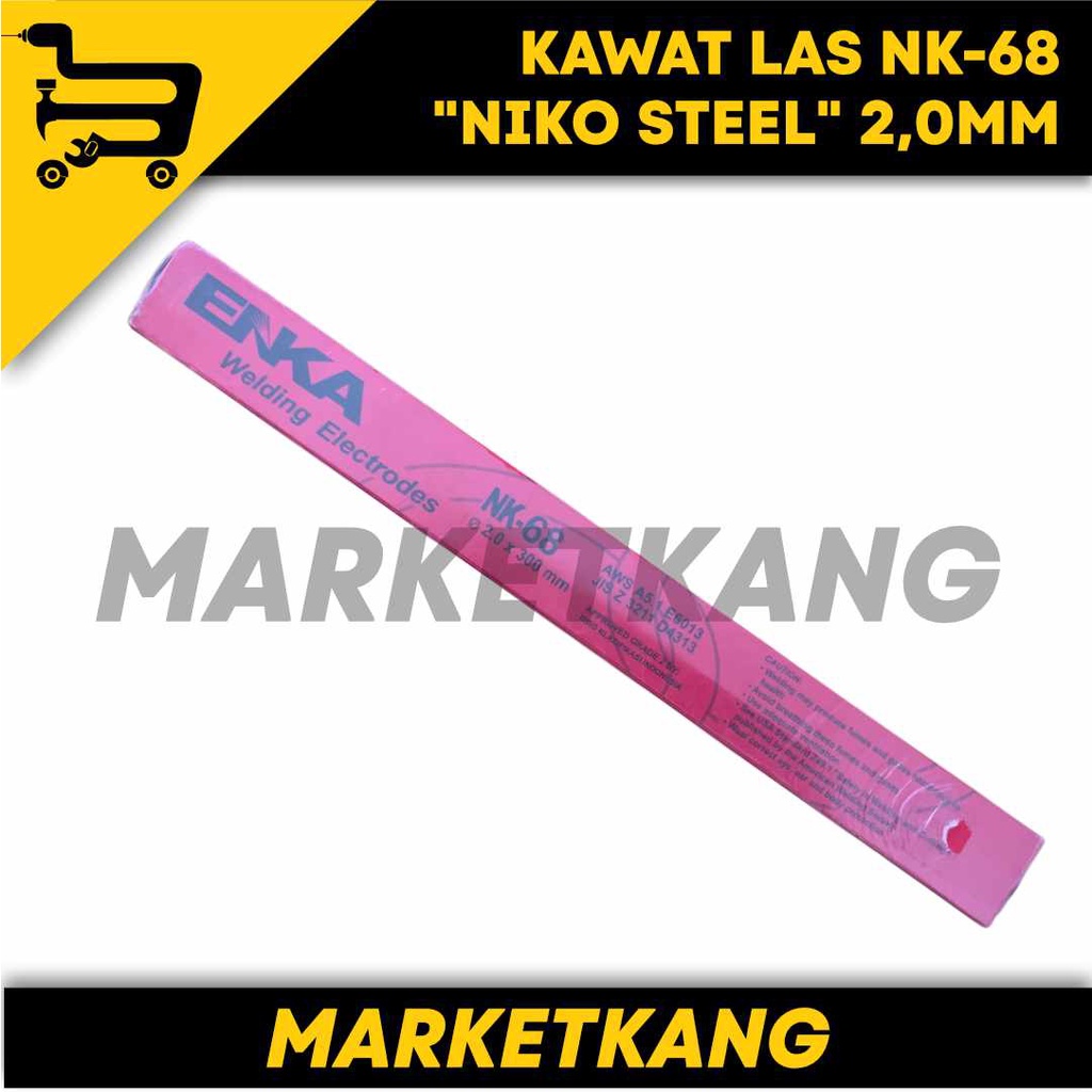 Jual KAWAT LAS NK-68 "NIKO TEEL" 2,0MM | Shopee Indonesia
