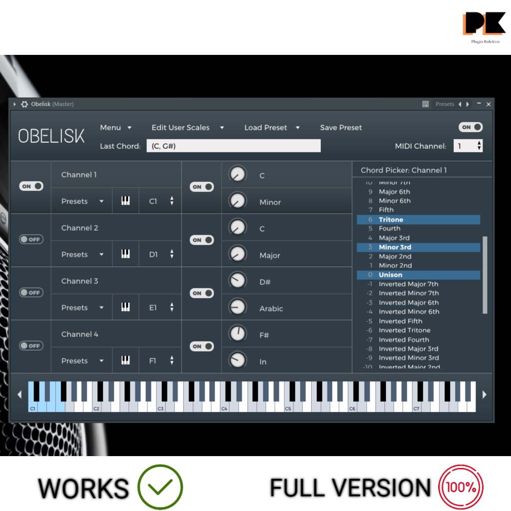 Jual FrozenPlain – Obelisk 1 VST Plugin makes it easy to write chord ...