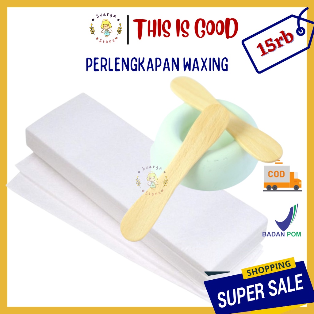 Jual Perlengkapan Wax - Spatula Waxing - Waxing strip isi 10 / Reusable ...
