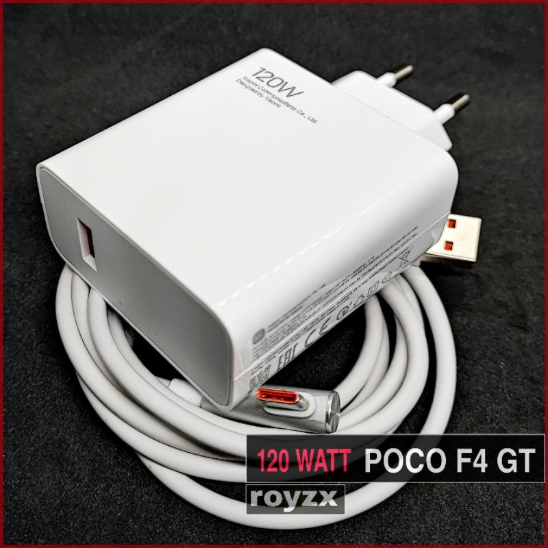 Jual CHARGER CAS XIAOMI POCO F4 GT 120 WATT ORIGINAL HYPER TURBO BAWAAN ...