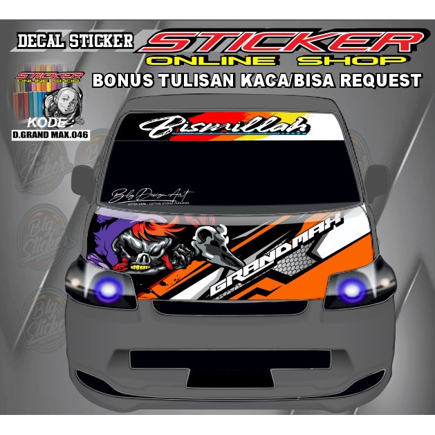 Jual Stiker decal pick up gran max boss muda stiker decal 044 ( BISA ...