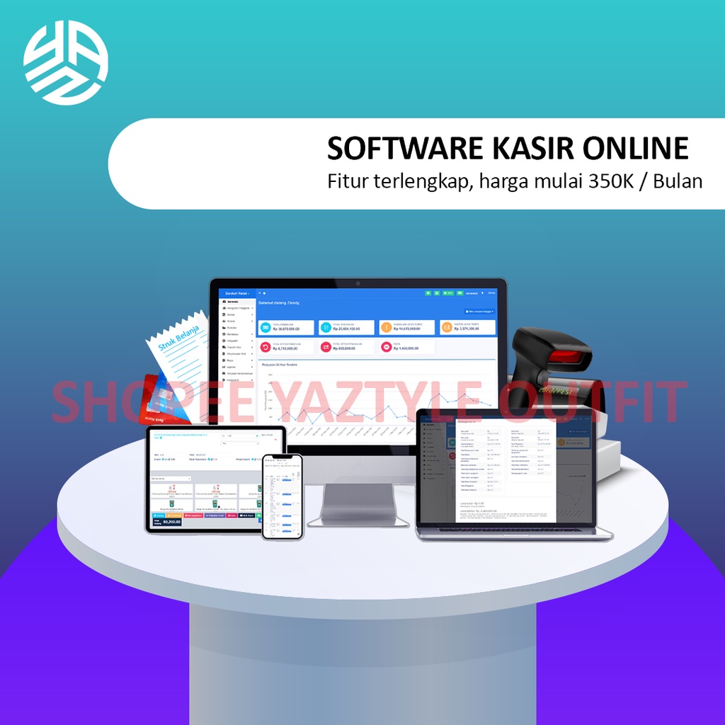 Jual Software Kasir Toko, Minimarket, Indomaret, Alfamart, Aplikasi Kasir Retail | Shopee Indonesia