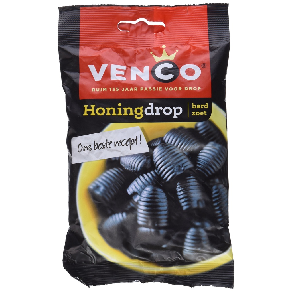 Jual Permen Venco Honing Drop Hard Zoet Honey Licorice 260 Gram ...