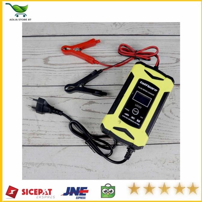 Jual Charger Aki Mobil 12V6A - UD20 Taffware Venus Intelligent Battery | Shopee Indonesia