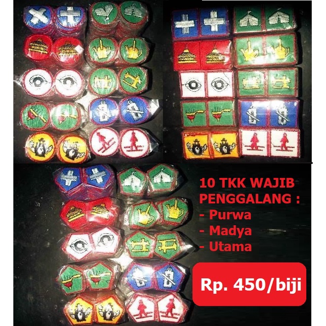 Jual TKK Wajib Penggalang (badge bordir) | Shopee Indonesia