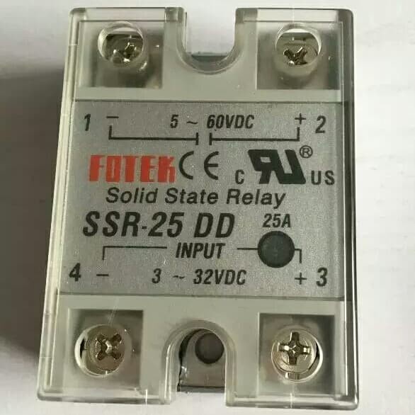 Jual Solid state relay SSR 25 DD 25A SSR25DD SSR 25DD DC control DC | Shopee Indonesia