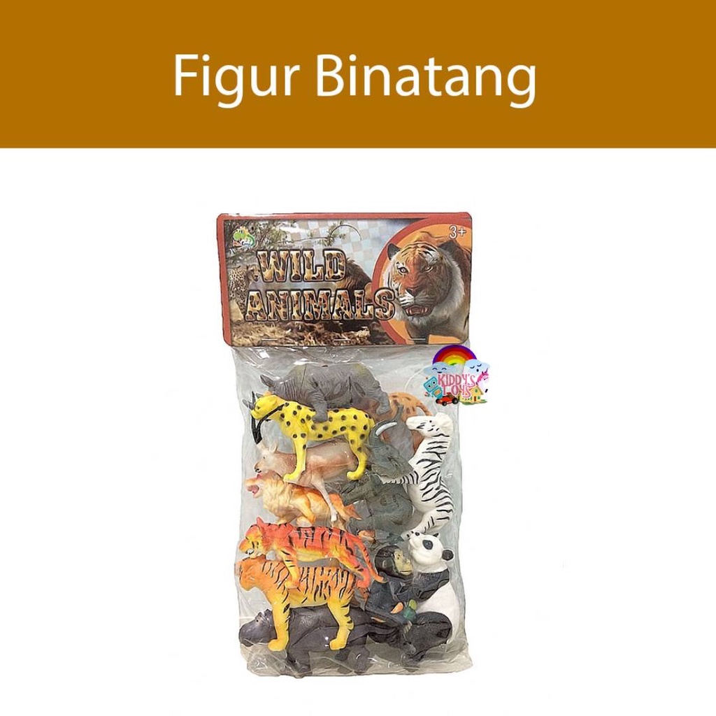 Jual Mainan Anak Miniatur Hewan Wild Animal Figur Binatang Besar Karet ...