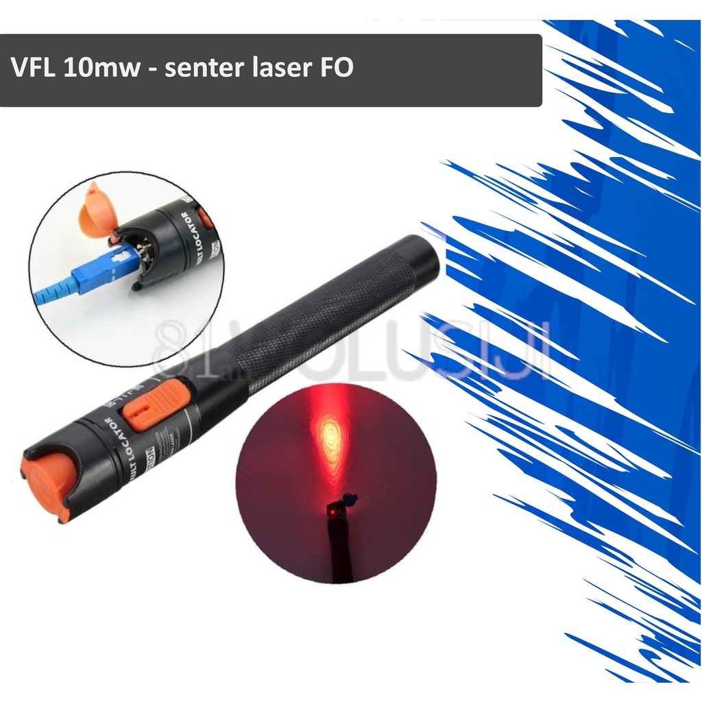 Jual VFL/Senter Laser kabel fiber optic 10mw | Shopee Indonesia