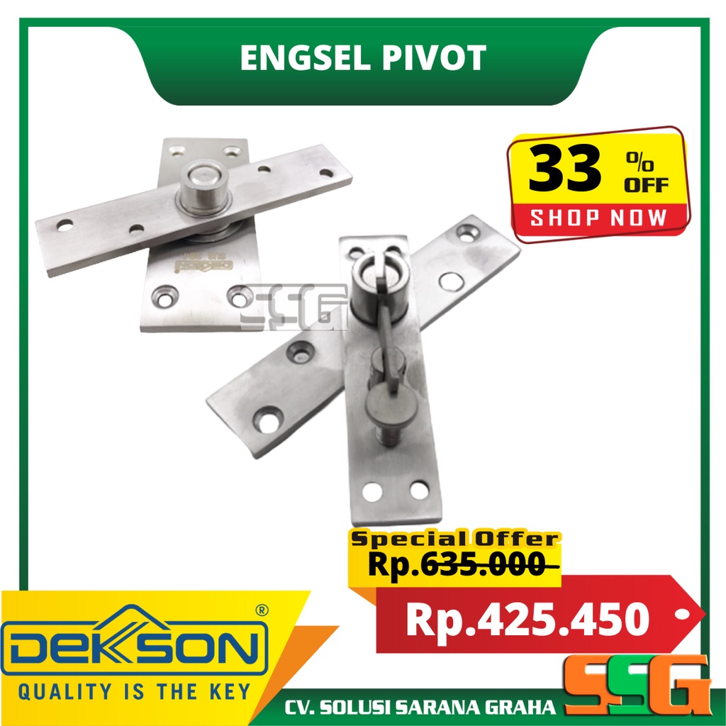 Jual Engsel Pivot Stainless Dekkson ESS PV 002 SSS Pivot Hinge | Shopee ...