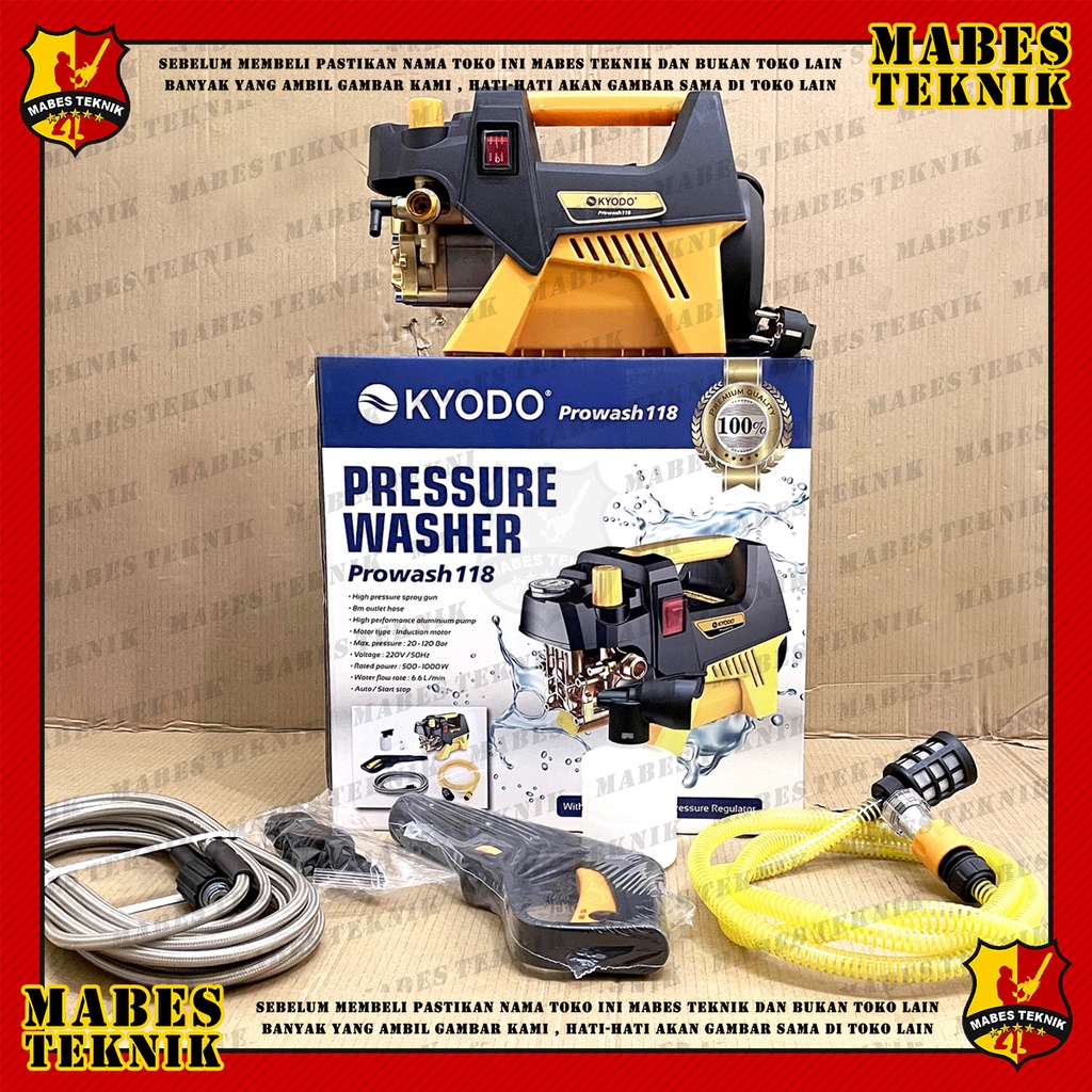 Jual JET CLEANER KYODO PROWASH 118 - MESIN STEAM CUCI MOBIL CUCI AC ...