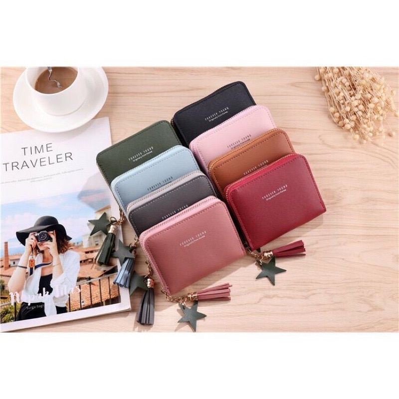 Jual DOMPET IMPORT LIPAT WANITA FOREFER YOUNG MINI KOREA | Shopee Indonesia