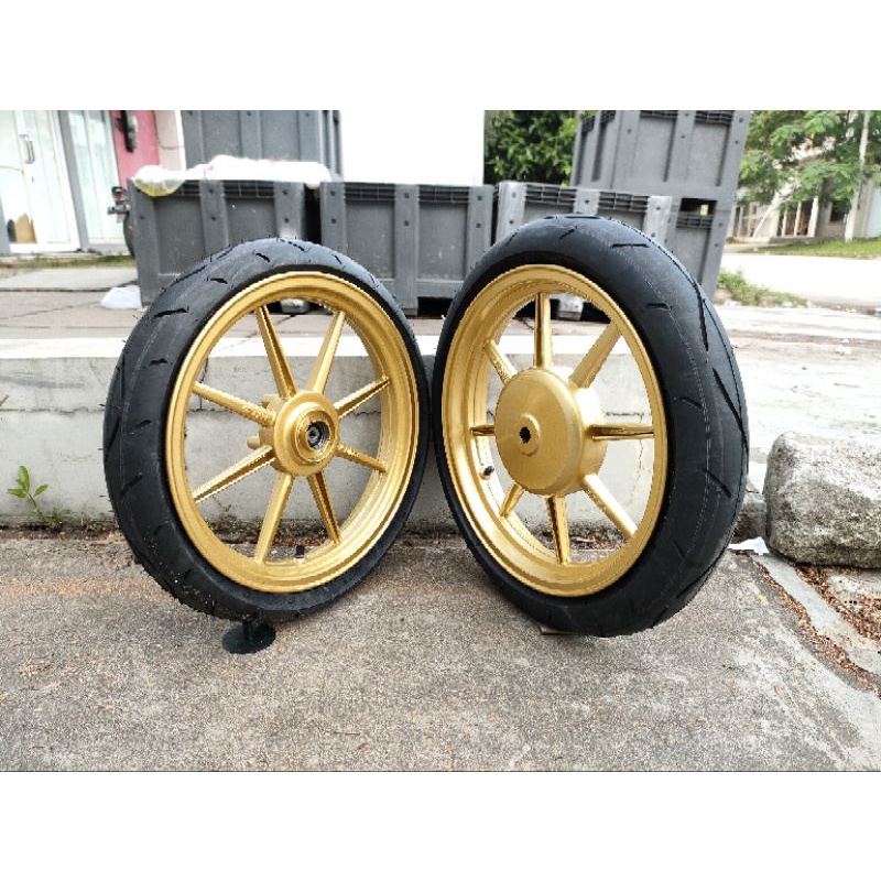 Jual VELG RACING ROSSI MODEL COMET PLUS BAN RING 14 VARIO 110 SCOOPY ...