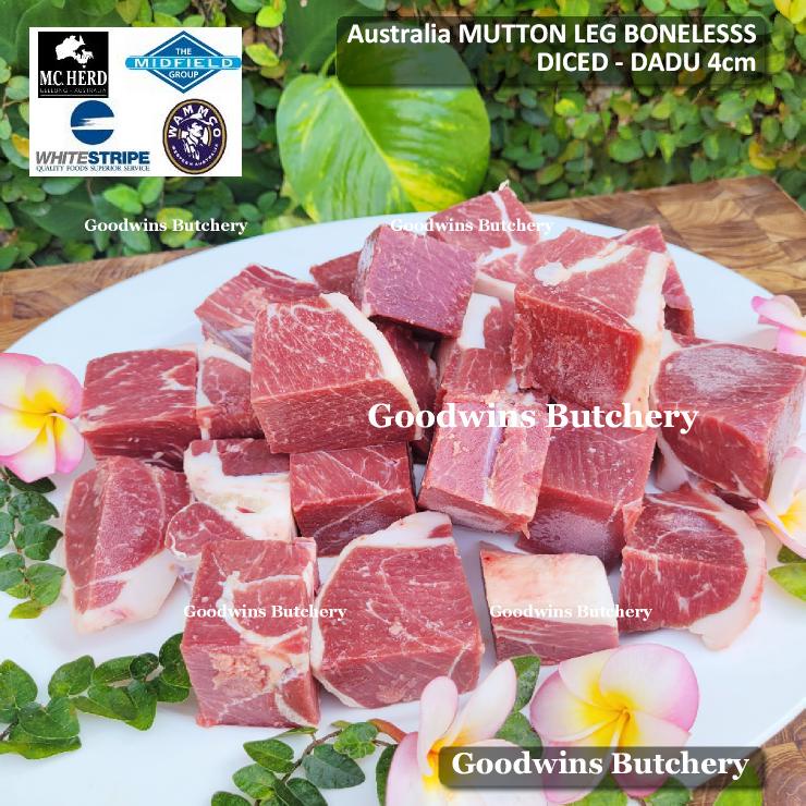 Jual 500g paha domba tanpa tulang Australia MUTTON LEG BONELESS frozen ...