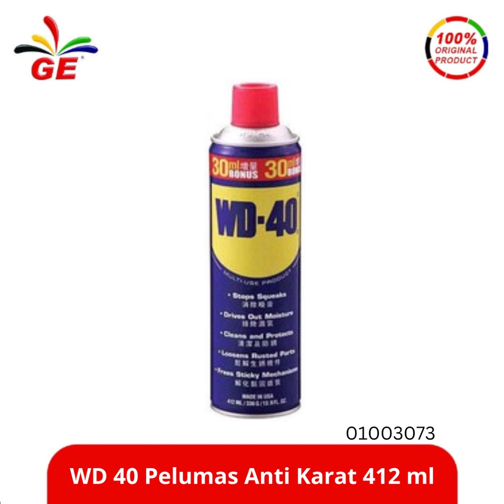 Jual WD 40 Pelumas Anti Karat 412 ml 01003073 | Shopee Indonesia