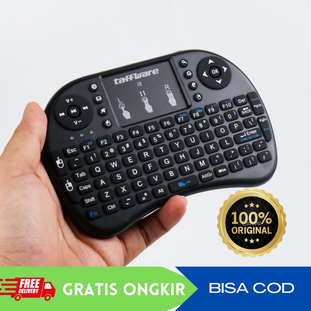 Jual Taffware i8 Mini Keyboard Wireless And Mouse Remote Controller ...