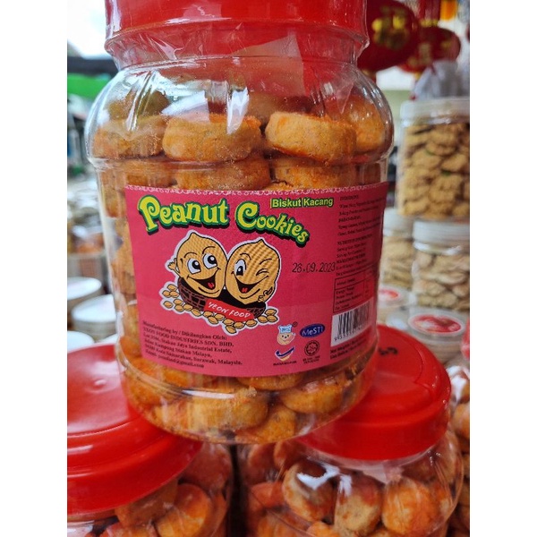 Jual PEANUT COOKIES MALAYSIA , COOKIES KACANG MALAYSIA ENAK, BISKUIT ...
