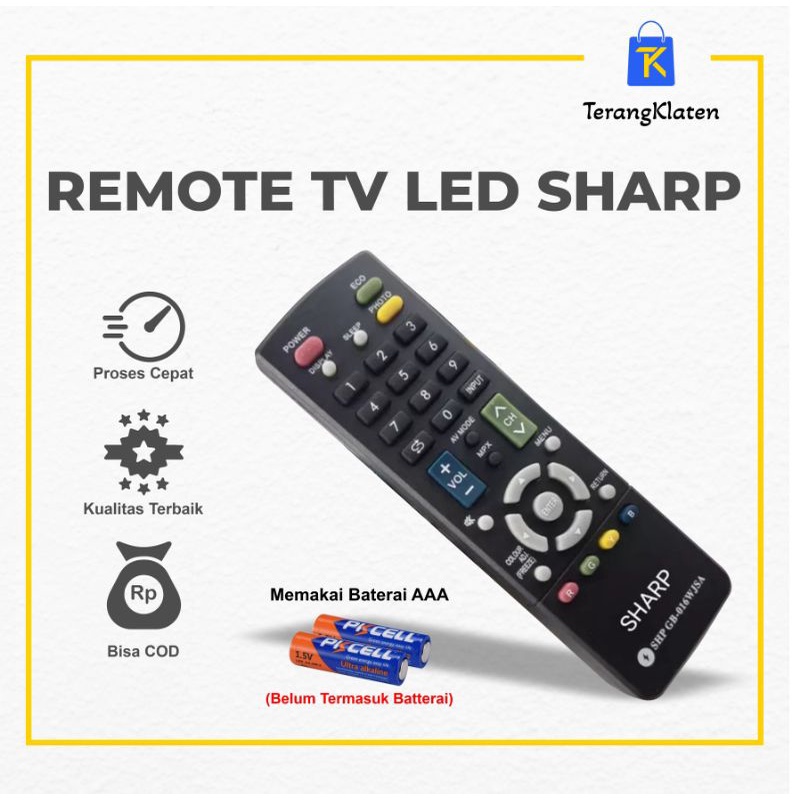 Jual REMOTE TV LED LCD SHARP | Shopee Indonesia