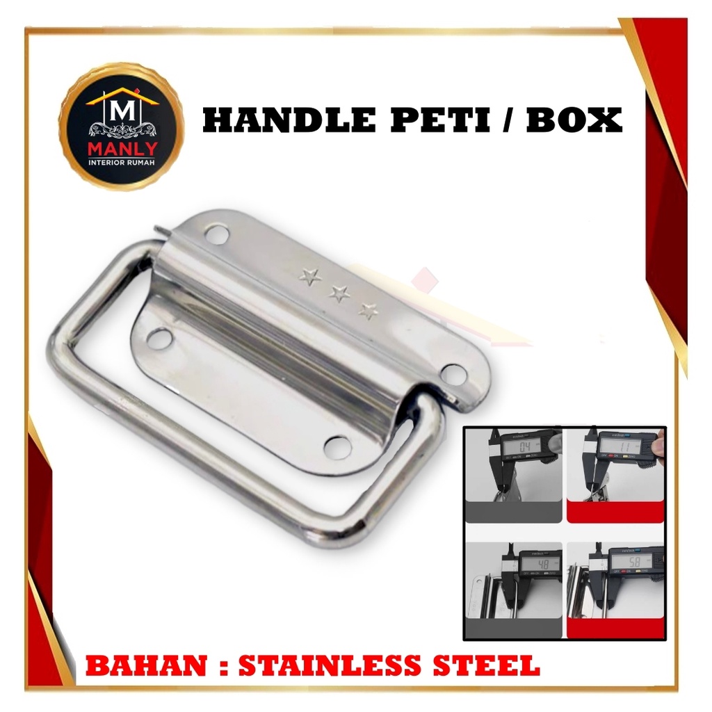 Jual Plat Handle pegangan peti box tarikan peti koper tarikan pegangan ...